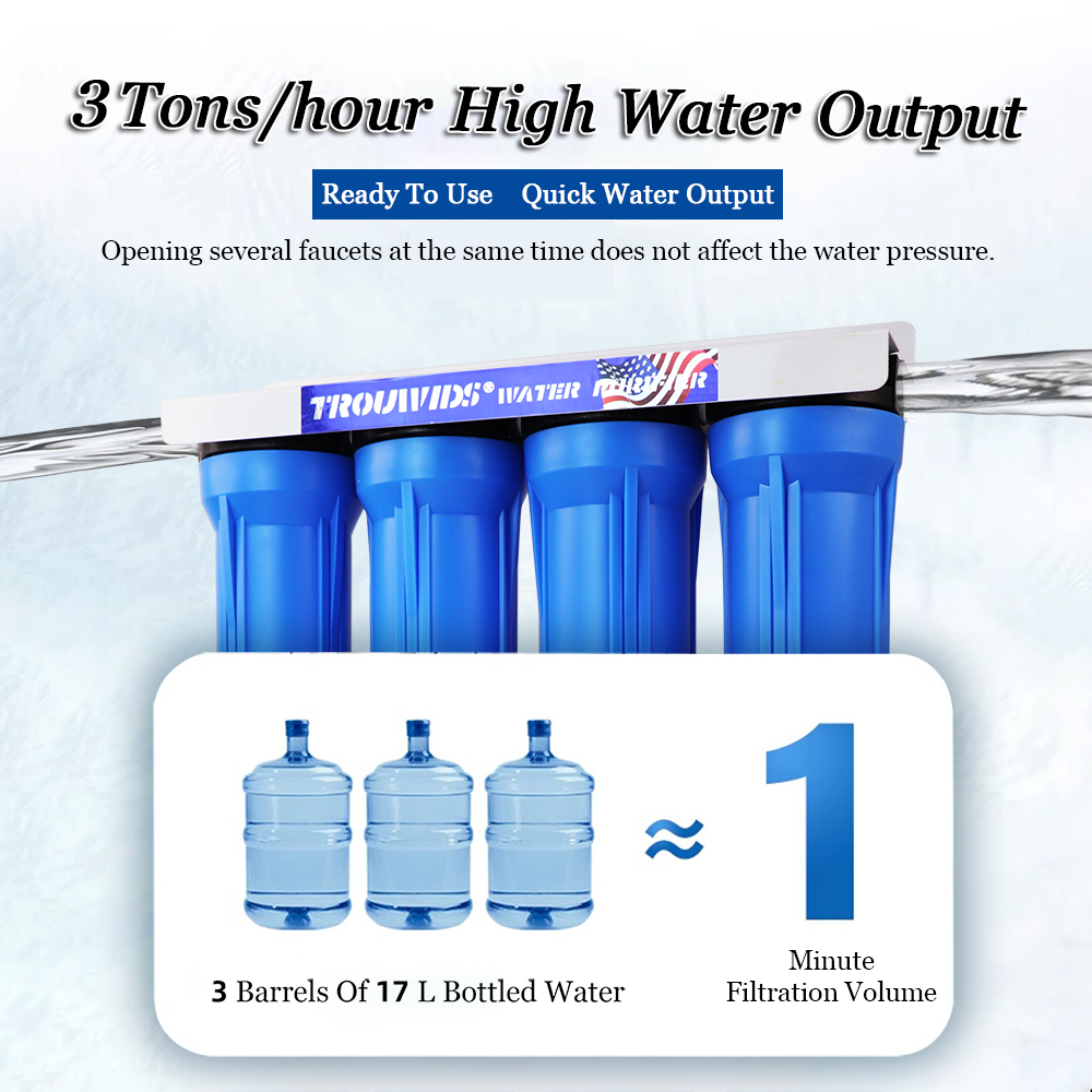 TROUWIDS Housing Outdoor Water Filter With Filter 户外过滤器 (20") | Shopee ...