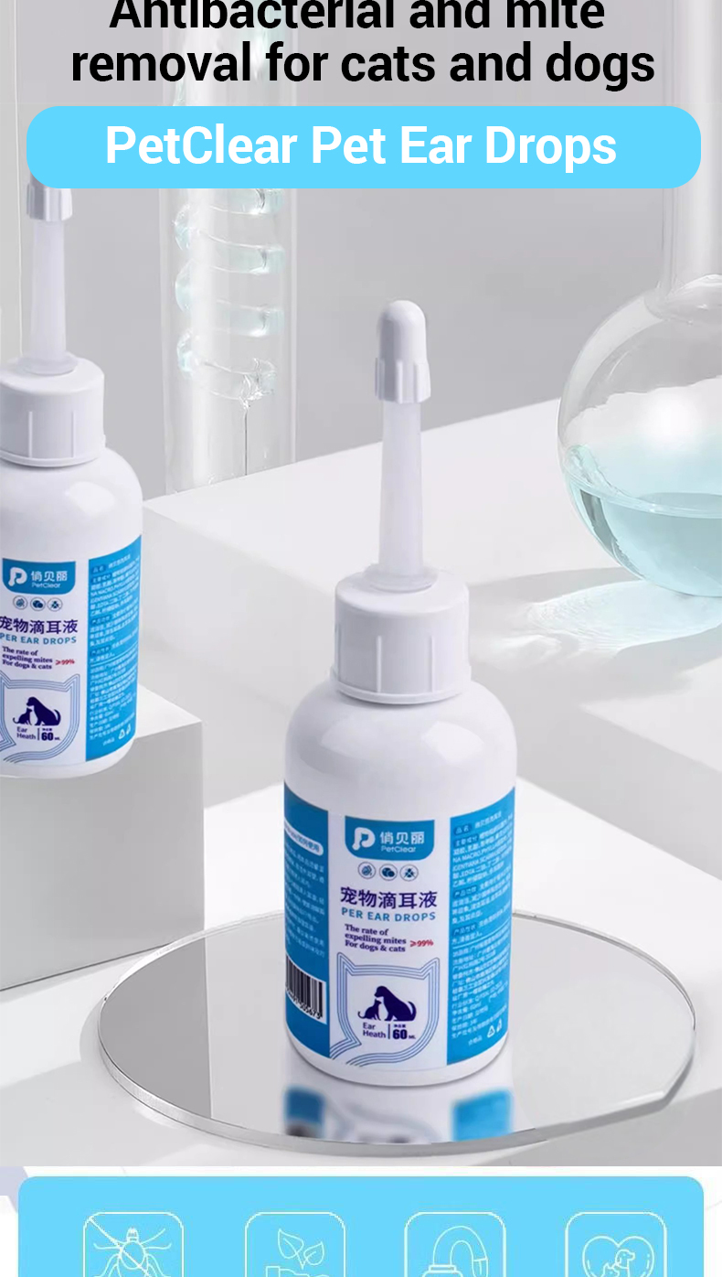 【Buy 2 Get 1 Free】“PetClear” Pet Ear Drop Ear Cleaning for Cats and ...