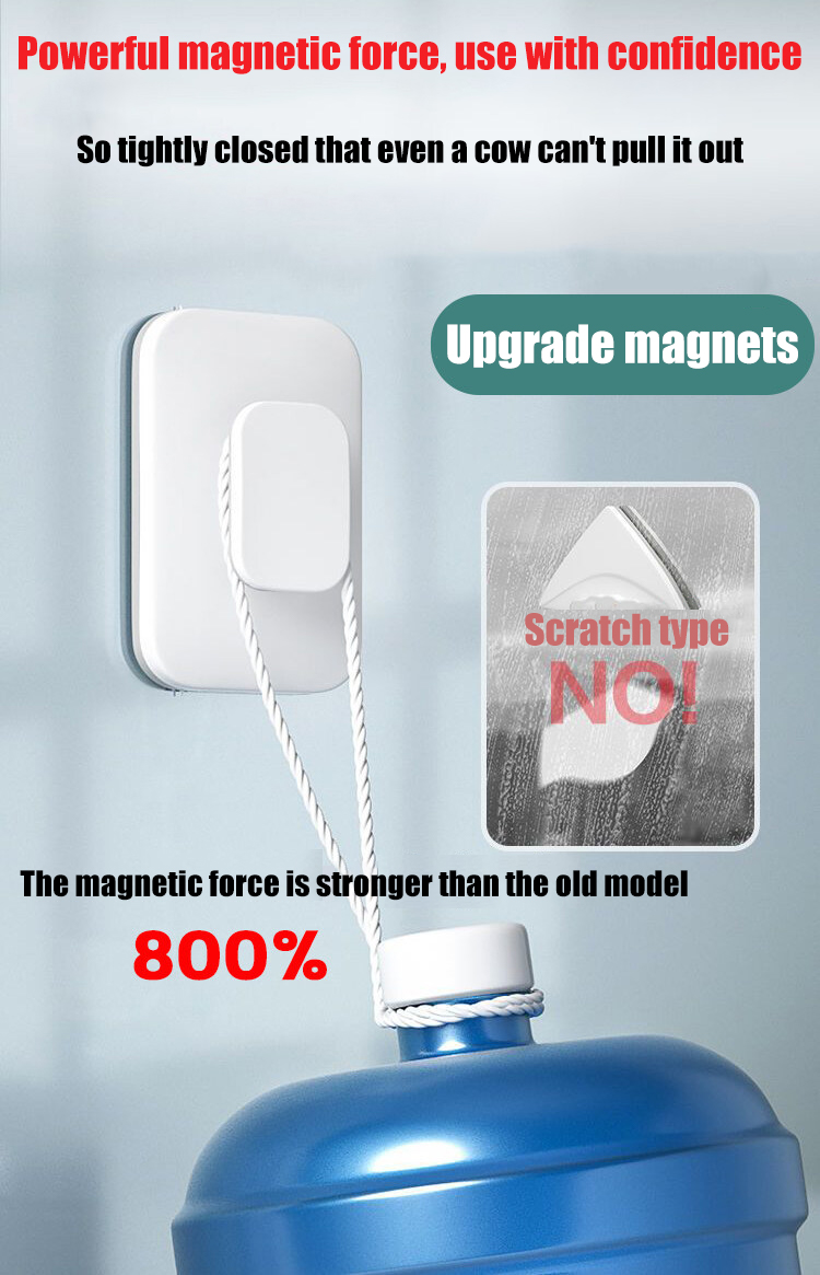 【increased size】Double side Magnetic window glass cleaner Brush for ...