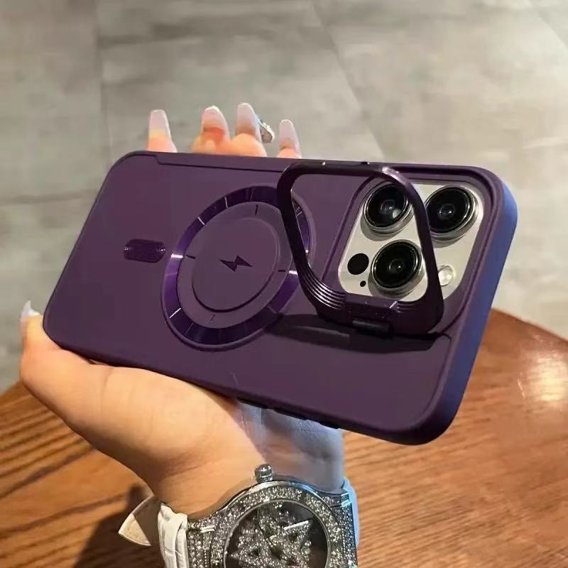 Monee Luxury Matte Magnetic Stent Hard Case Cover Casing For iPhone 16 ...