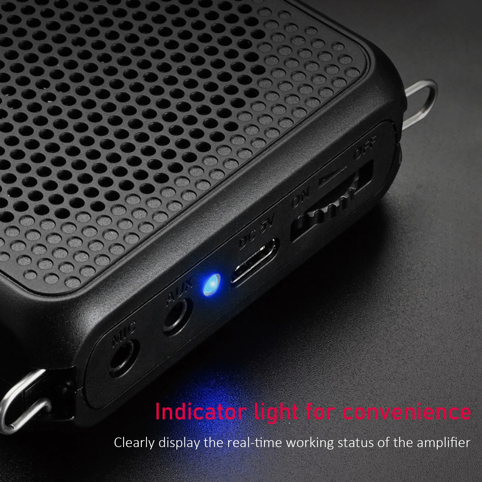 TAKSTAR E126A Mini Sound Amplifier Portable Rechargeable Wired Headmount Microphone ...