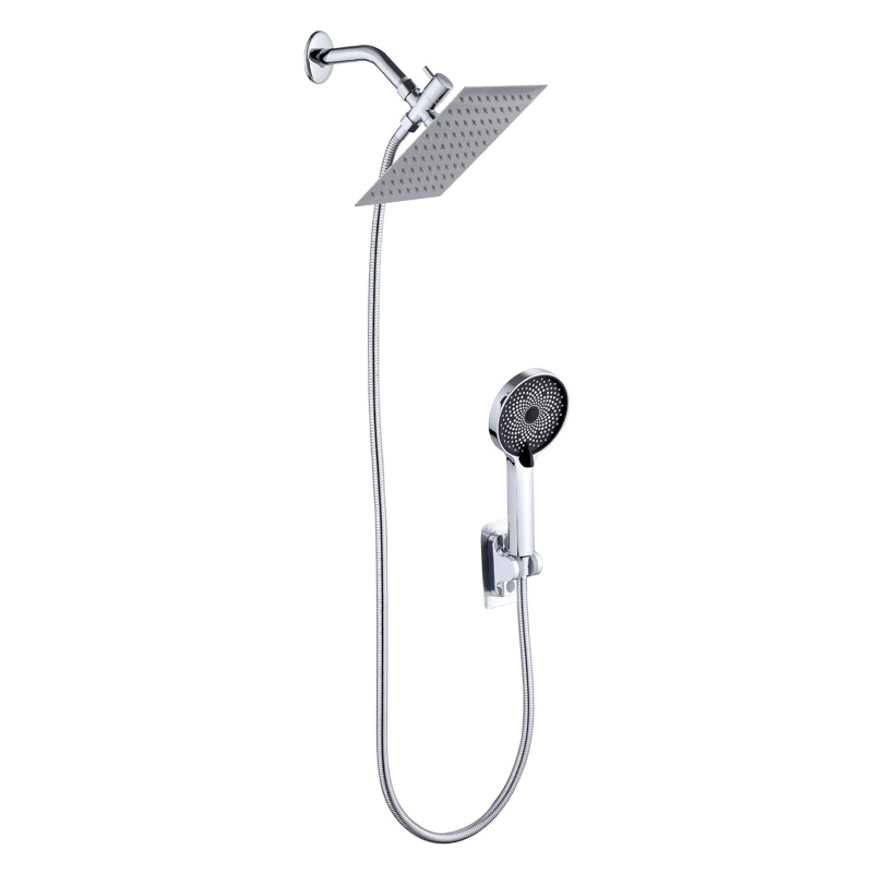 Baokemo Stainless Steel 8 inch/10 inch Square Top Sprayer Shower Set ...