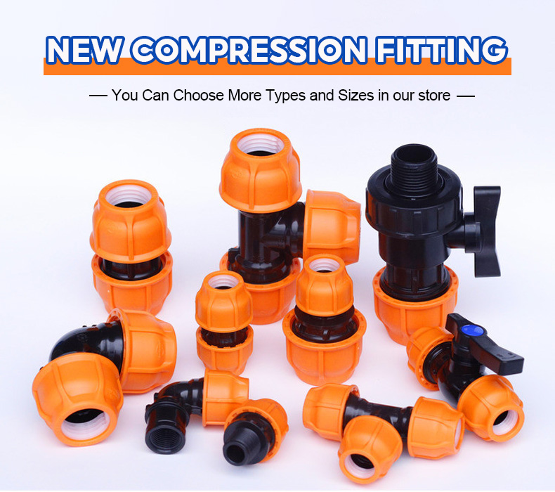 HDPE Fittings 20/25/32mm POLY PIPE FITTINGS Equal Coupler/Tee/Elbow ...