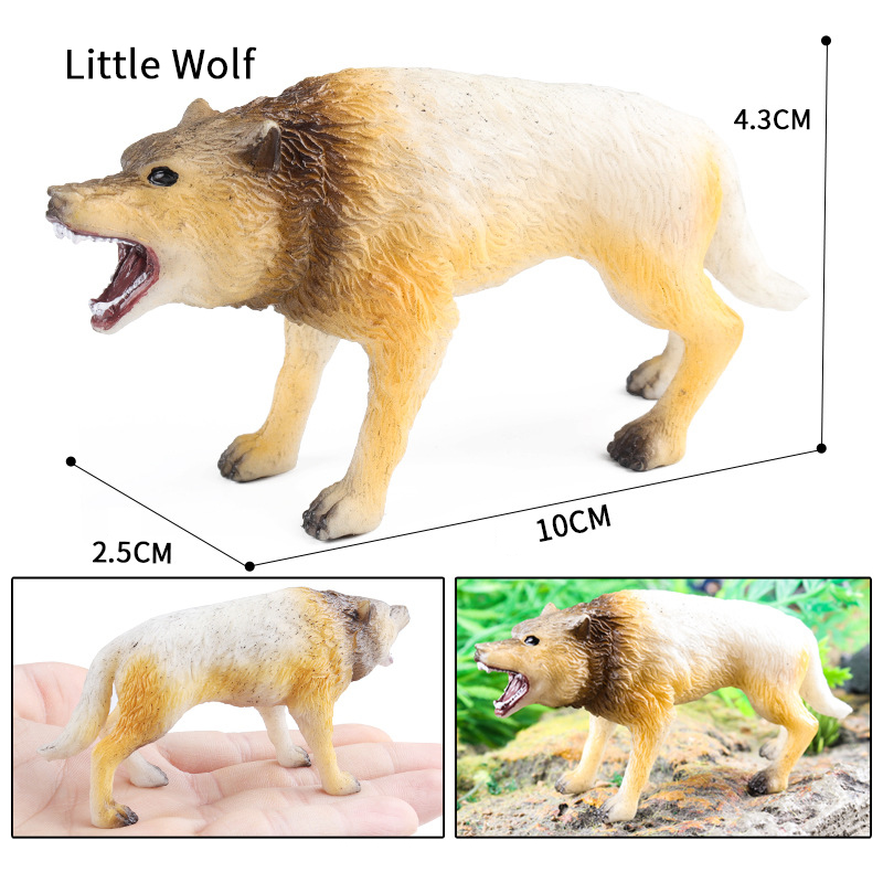Solid children cognitive animal simulation model male wolf female wolf ...