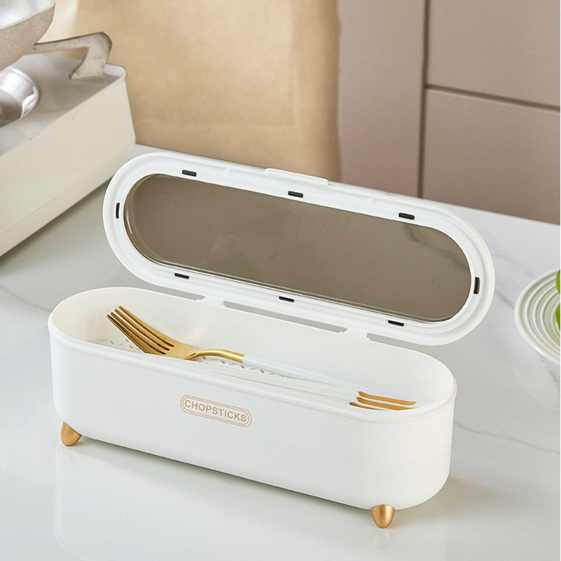 Portable Chopsticks Box,Dust- chopstick cage with lid, kitchen spoon ...