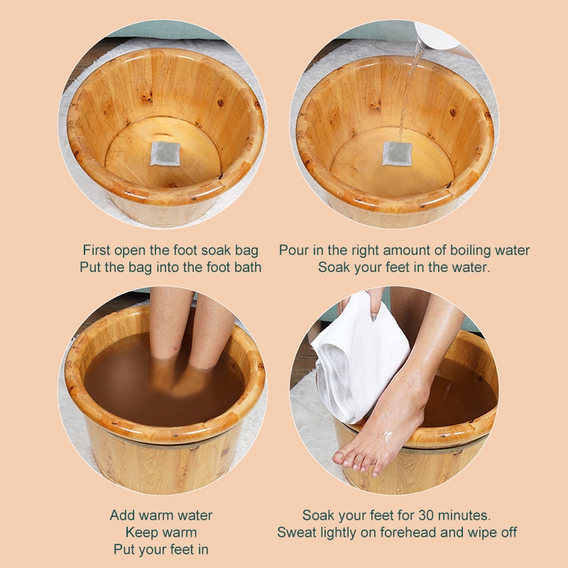 【in stock】艾草泡脚Detox Chinese Herbal Foot Soak Foot Bath 30packs Weight ...
