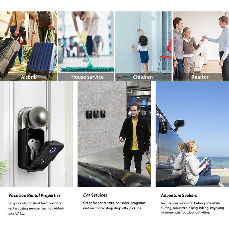 Smart Key Lock Box Tuya Ttlock App Wifi Fechadura Eletronica Waterproof ...