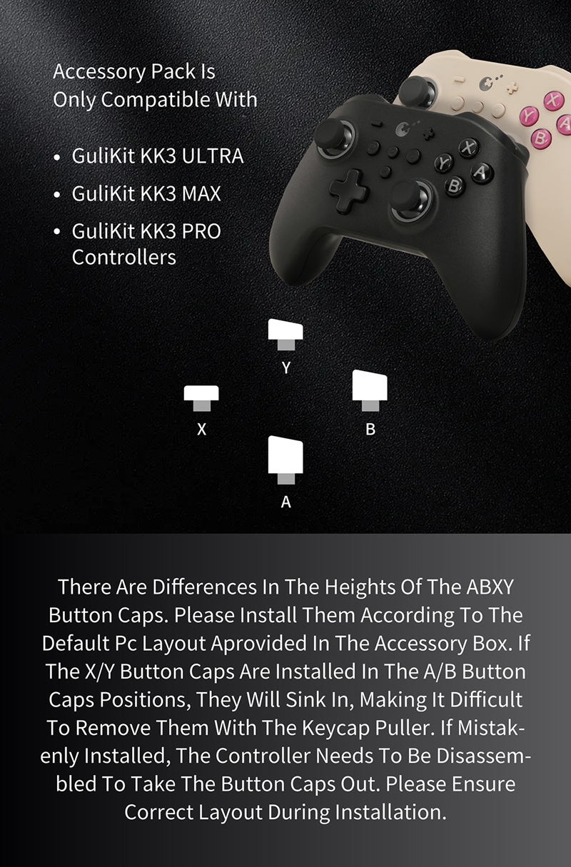 GuliKit KK3 Controller Accessory Pack for GuliKit KK3 MAX GuliKit KK3 ...