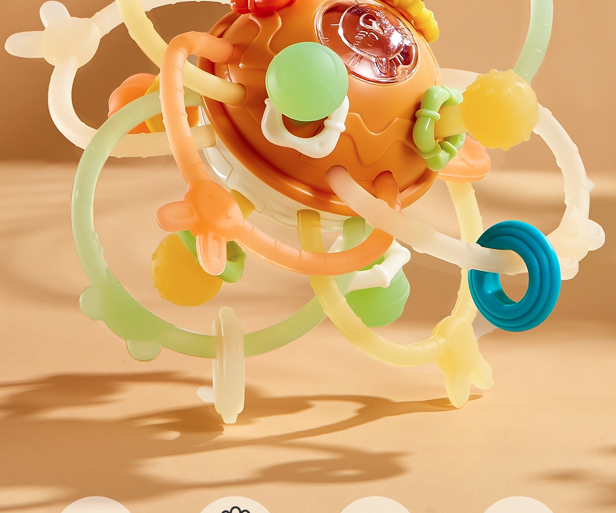 ⭐Local Delivery⭐Baby Teether Rattle Manhattan Ball Newborn Rattling ...