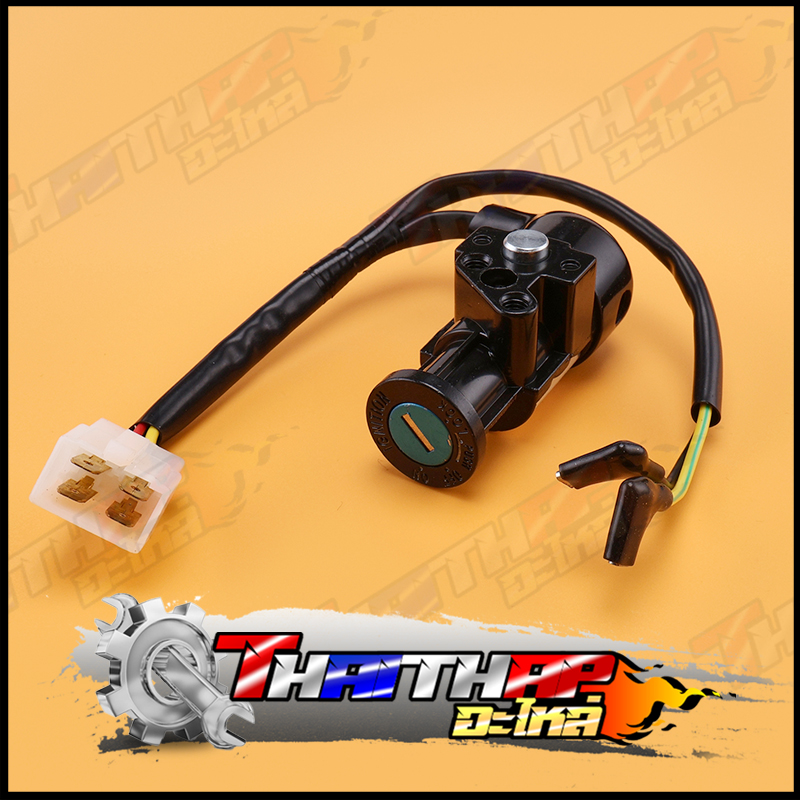 Key Switch Large Set DASH With Seat Lock Thick Good Condition Socket ...