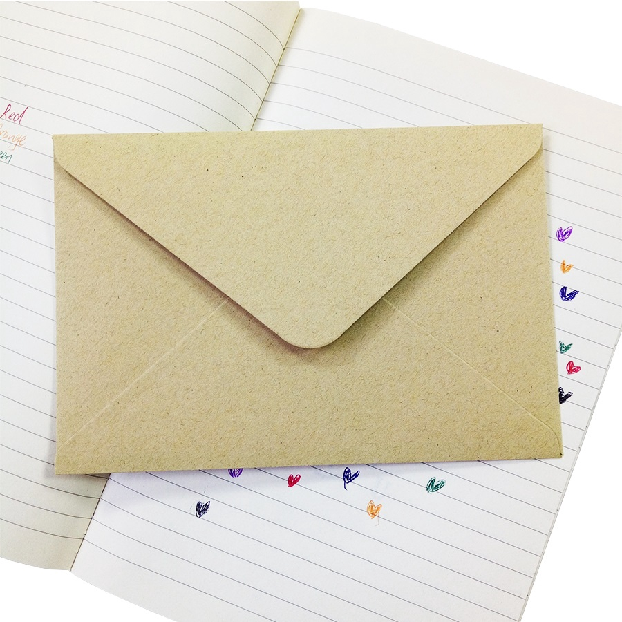 10pcs per pack Vintage Kraft Envelope Retro Kraft Paper Envelopes Gift ...