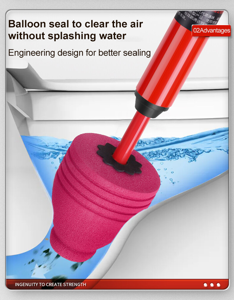 【Unclogging in 1 second】toilet plunger high pressure 10000Pa toilet ...