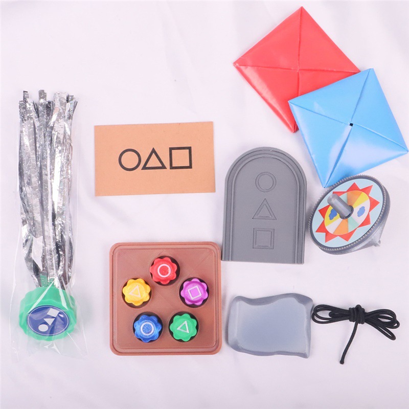 Korean Folk Game Squid Game Season 2 Toy Jebi Chagi Gong-Gi Biseokchigi ...