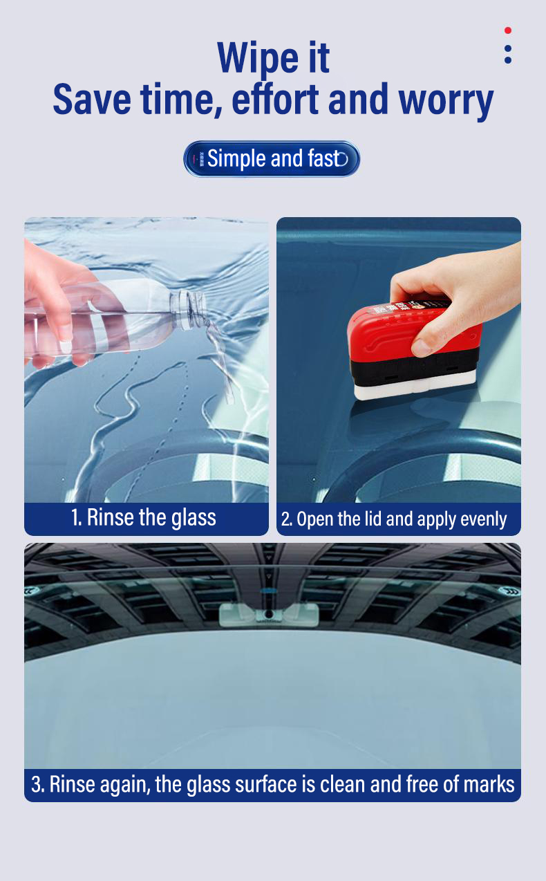 Remove watermark with 1 wipe Glass oil film remover 玻璃油膜去除剂 車鏡 油膜 去除劑 ...