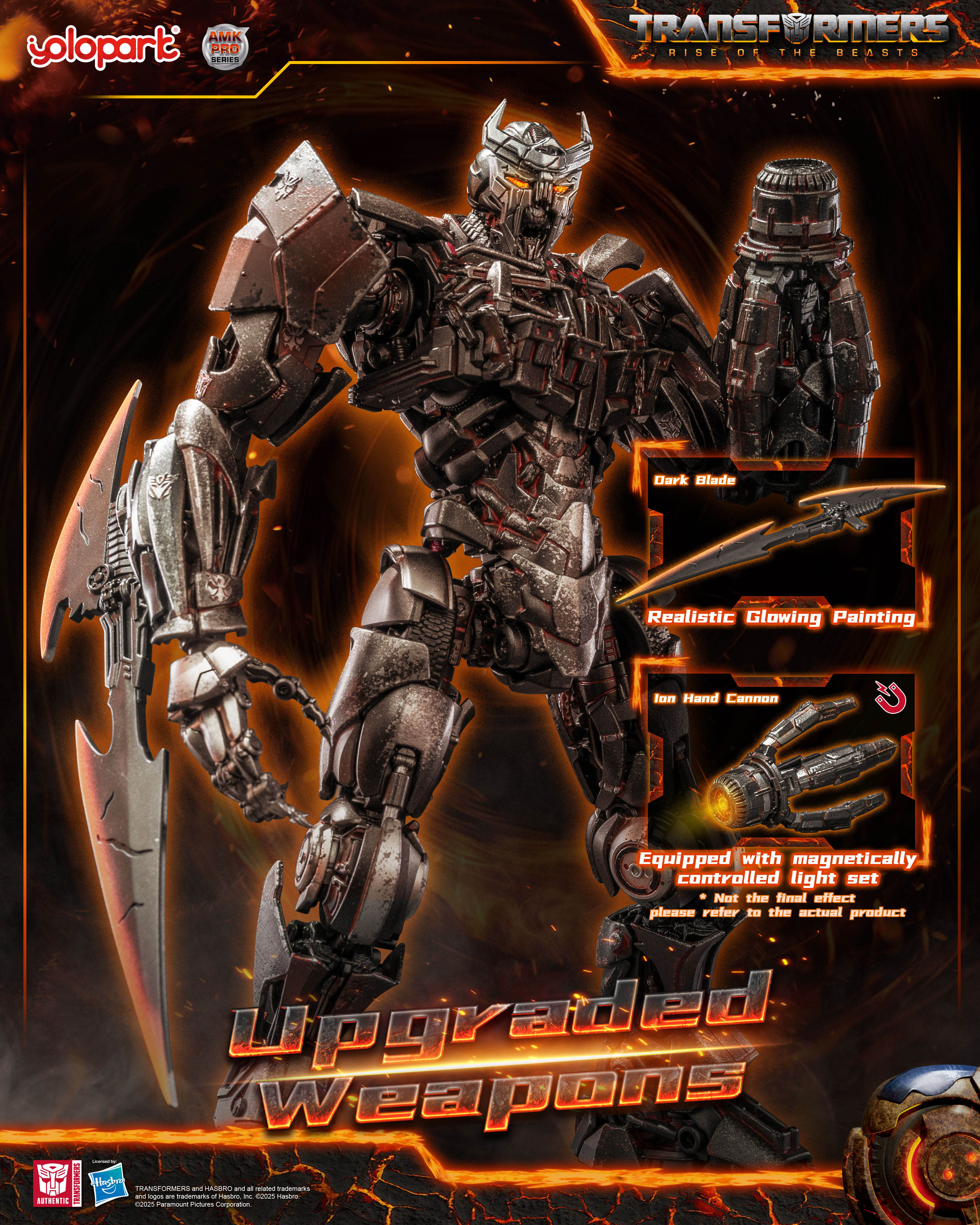 YOLOPARK AMK PRO Series Transformers Rise of the Beasts Scourge Model ...