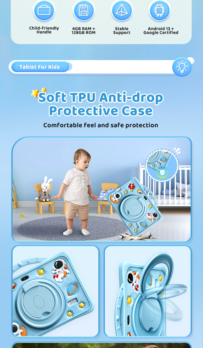 Kiumo M901 Tablet For Kids tablet android for kids 7 inch tablet for kids education 128GB tablet ...