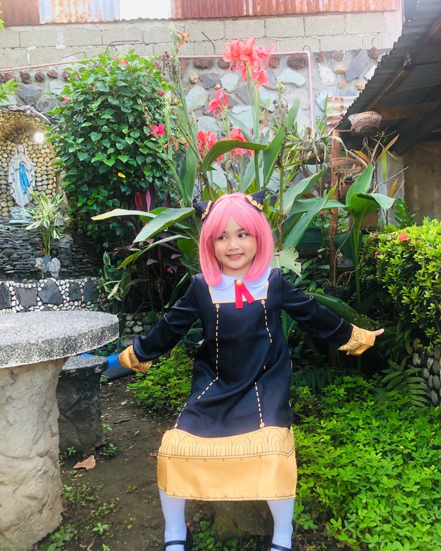 Full Set Anya Forger Cosplay Costume Cos Anime SPY × FAMILY Uniform ...