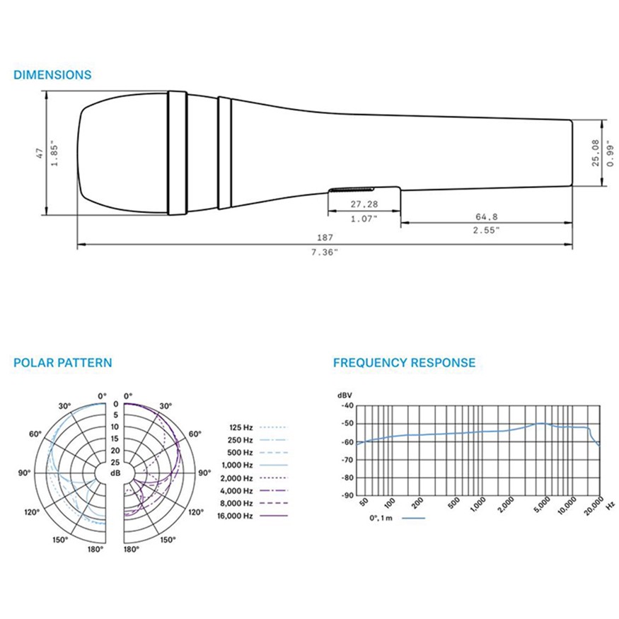 Sennheiser E845 Handheld Microphone with Switch, Super Cardioid ...