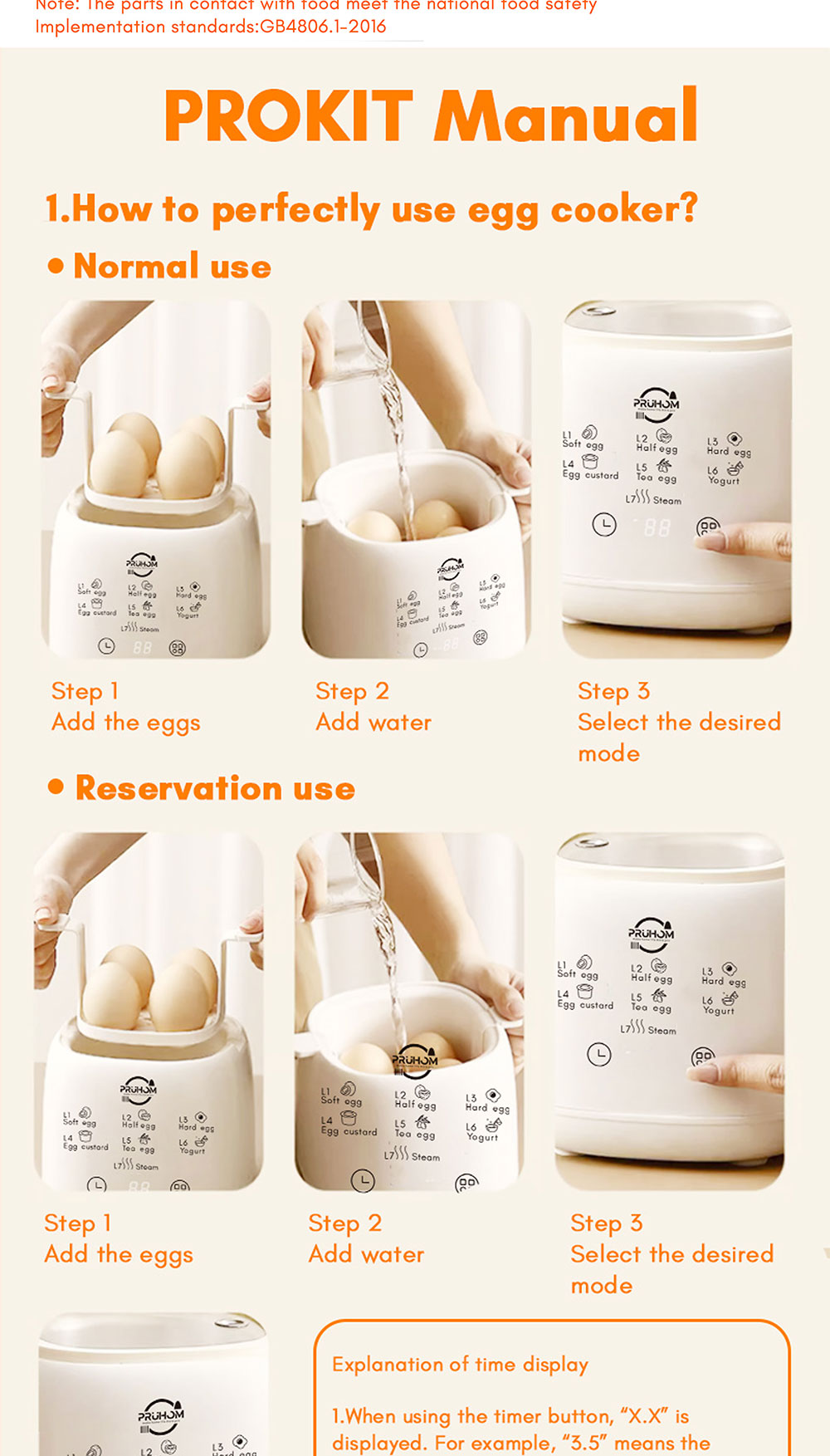 7 Mode Egg Boiler Egg Steamer Half Boiled Egg Maker Telur Separuh Masak Maker 煮蛋器 Egg Timer蒸蛋器 ...