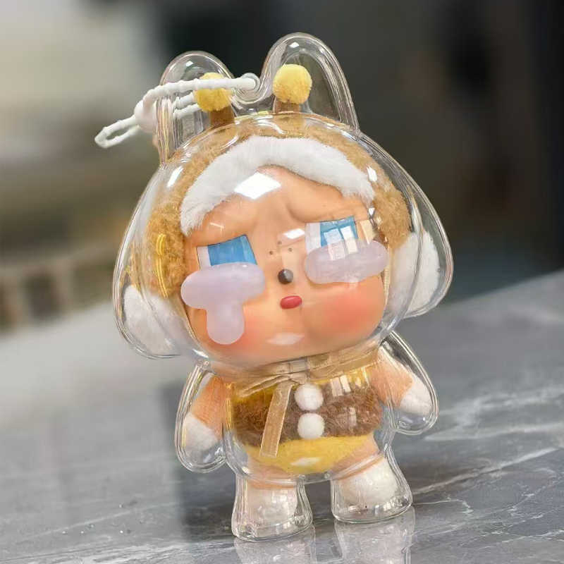 Transparent Protective Cover Dust Case for POPMART CRYBABY Series ...