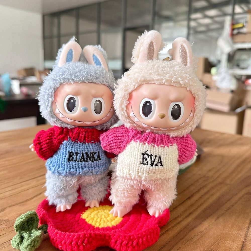 AOPHEKM Labubu Doll Clothes, Multi-color Cloth Doll Accessories ...
