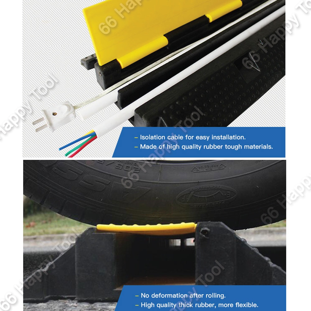 1/2/3 Channels Rubber Cable Hump Ready Stock 1/2/3 Columns Cable ...