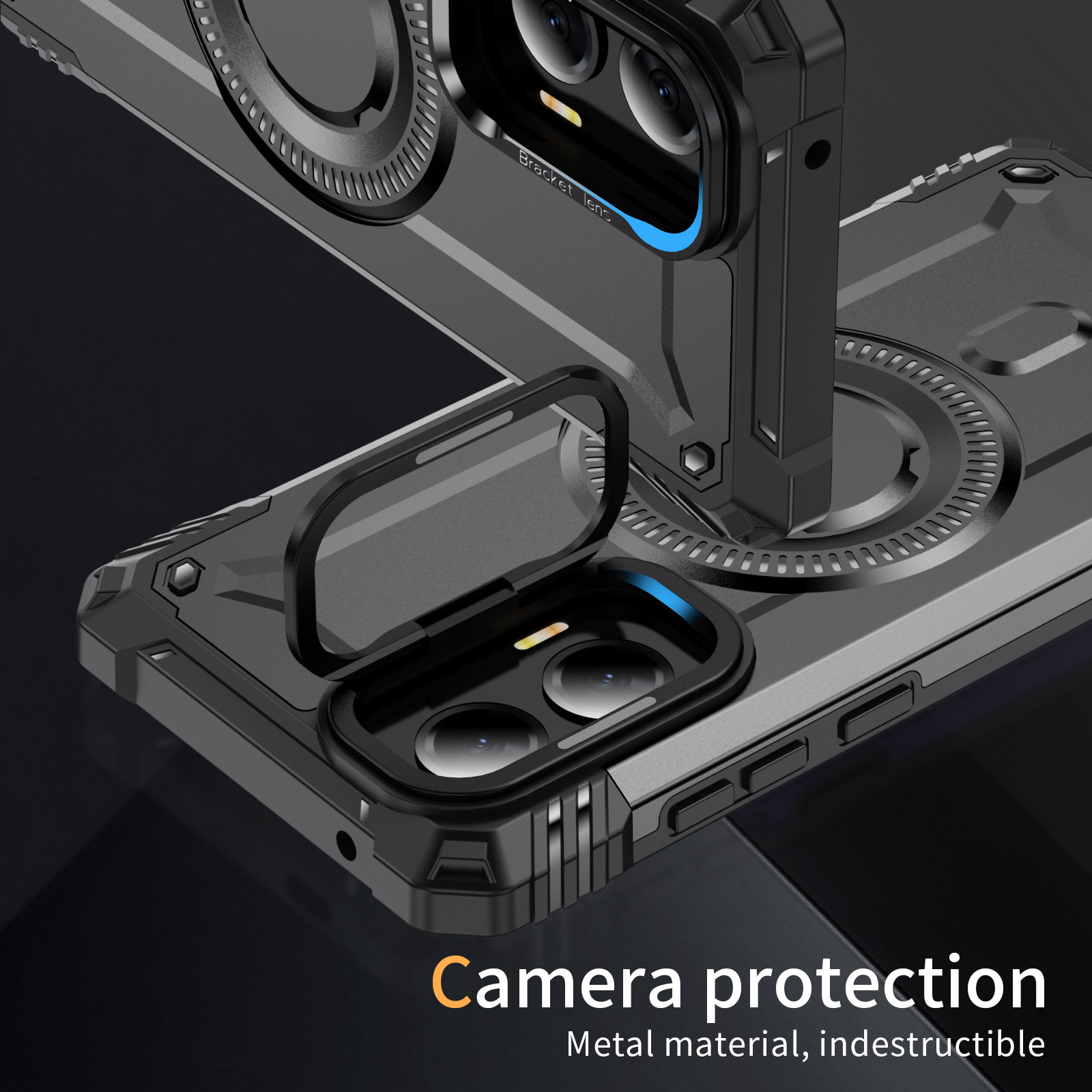 Magnetic & Built-in Kickstand Case for Motorola G stylus 5G 2024,G ...