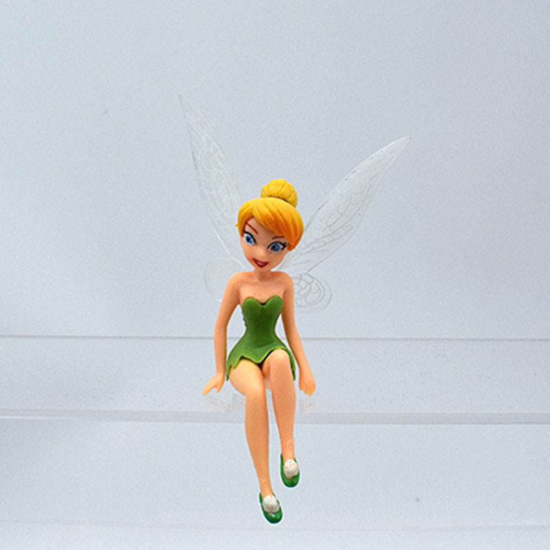 4Pcs/Set 4cm-9cm Tinkerbell Tinker Bell Flower Elves Princess Cartoon ...