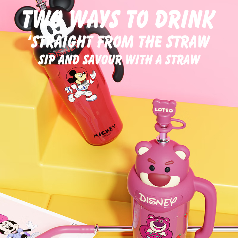 【Local Stock】 YLD Cartoon Thermos Cup 850ml Stainless Steel Thermos Cup ...