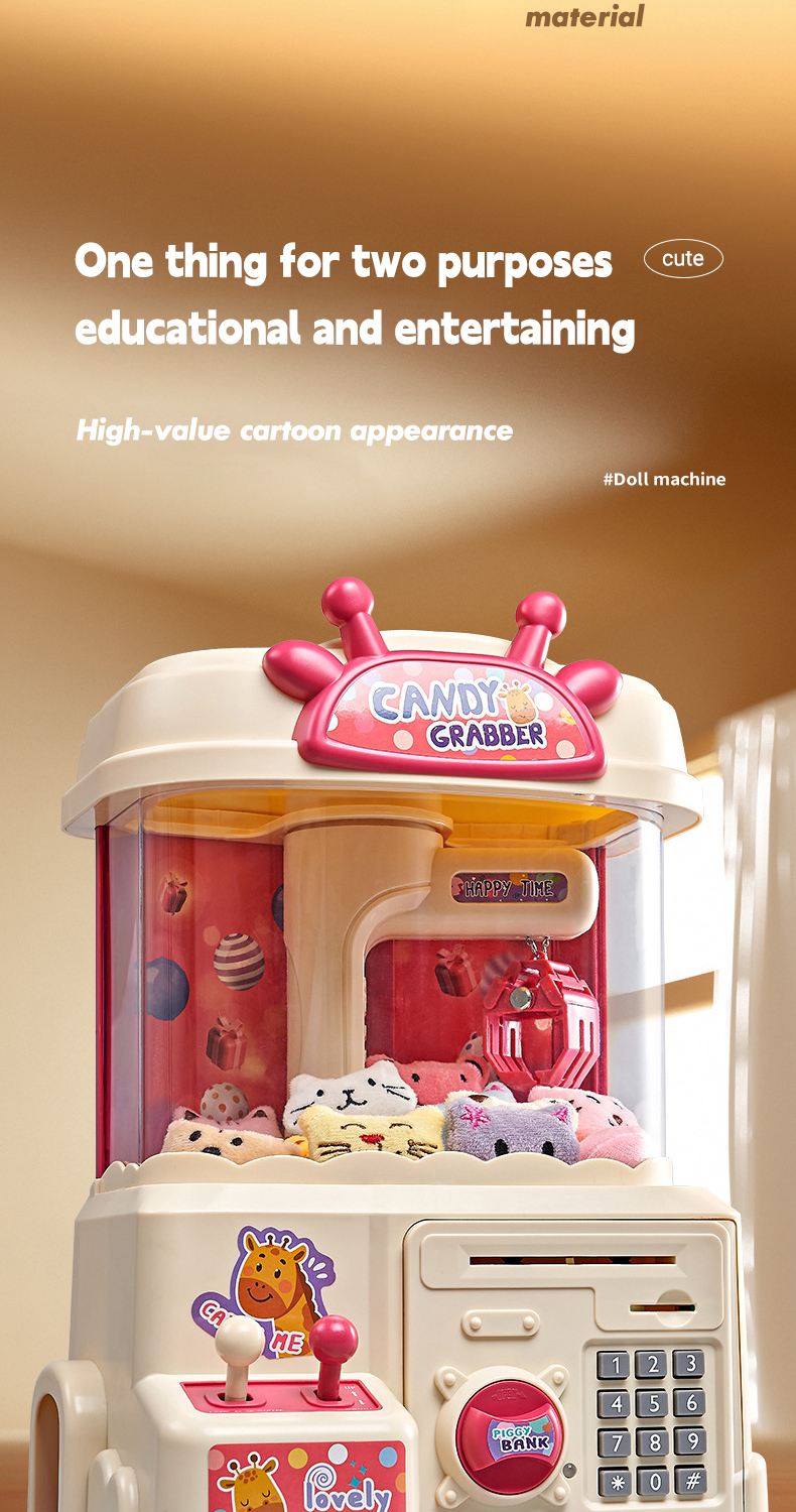 Mesin Capit Mini Murah Cashier Machine Toys Mini Claw Machine And Piggy ...