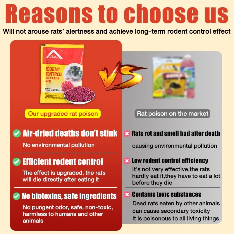 【24-hour shipping】ubat tikus racun tikus paling kuat rat bait perangkap ...