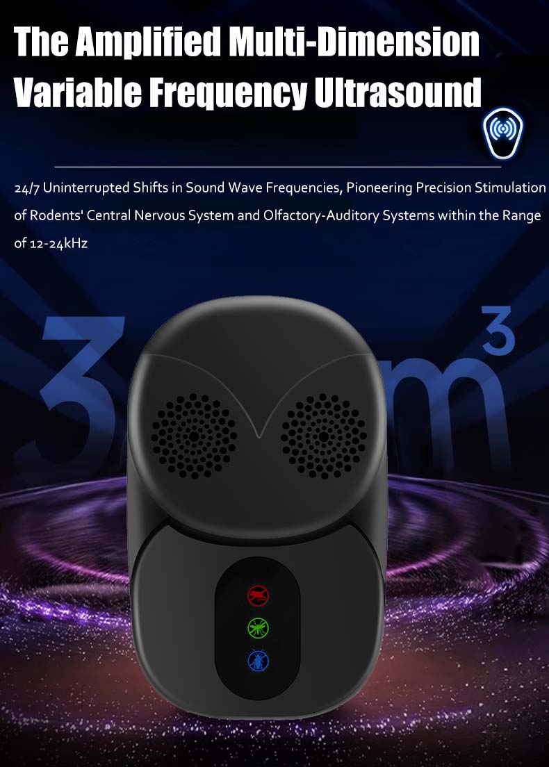 【2026 Upgrade AI Dual Channel】Bird repellent Smart ultrasonic 360°all ...