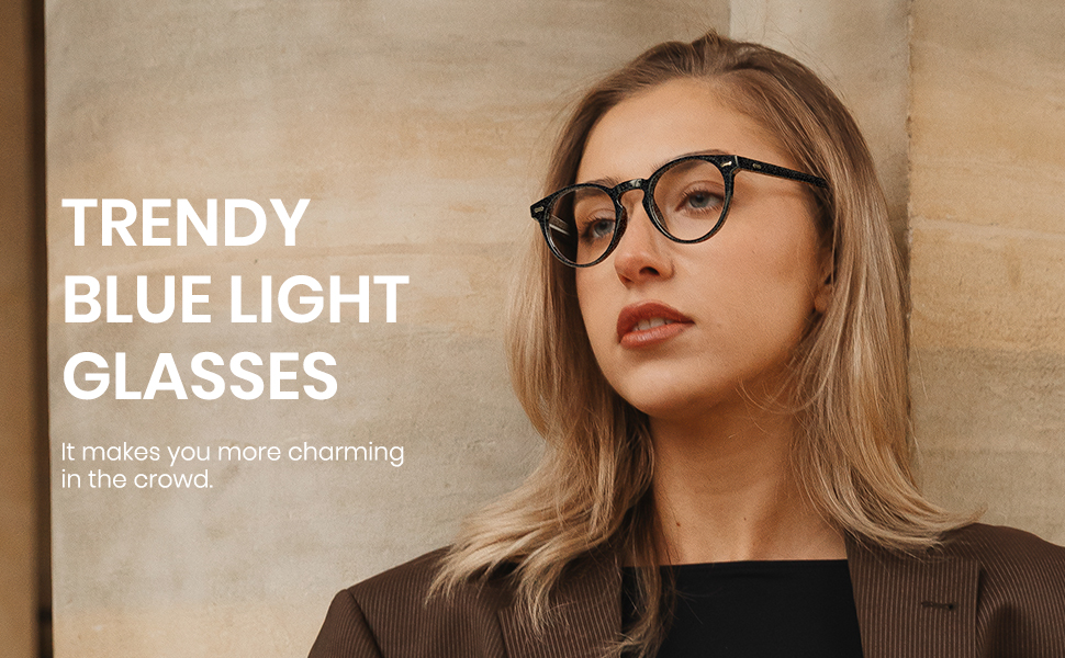 Cyxus Anti Blue Light Computer Glasses for Blocking UV Eye Strain ...