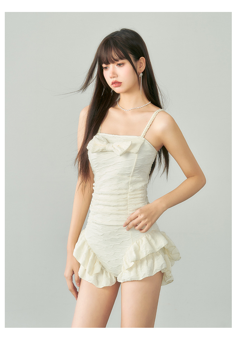 Women’s One-Piece Swimsuit - Stylish Ruffle Bikini Beachwear for Summer ...