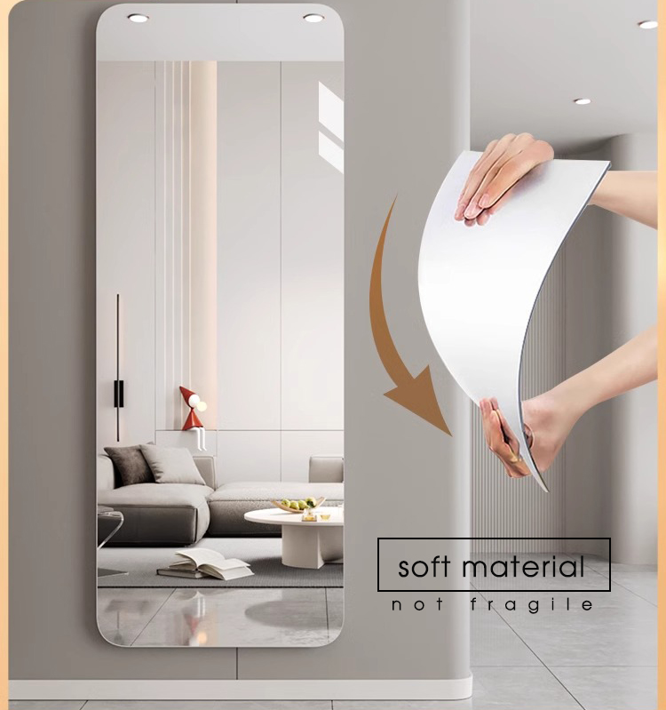 Full Body Fitting Mirror Resistant to bending Acrylic Mirror Self ...