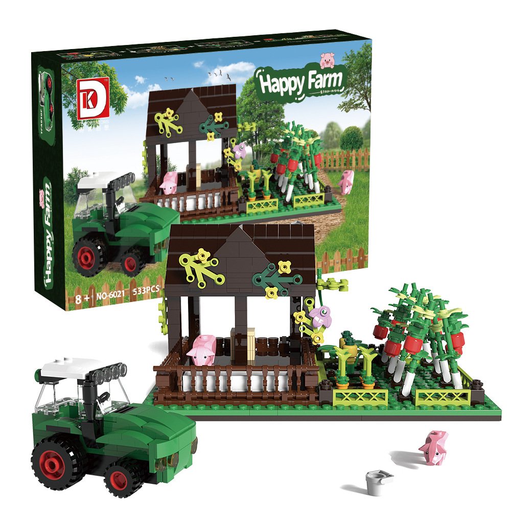 Farm Chicken Coop Building Blocks 505 Pcs Tec Creators Architecture ...