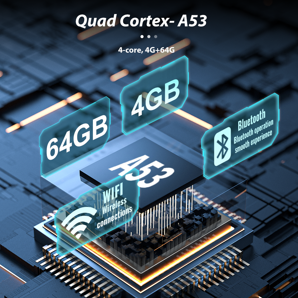 2025 New XUDA 4+64G 4 Core Double Wifi Ai Box Android 14.0 Support Netflix YouTube Wireless ...