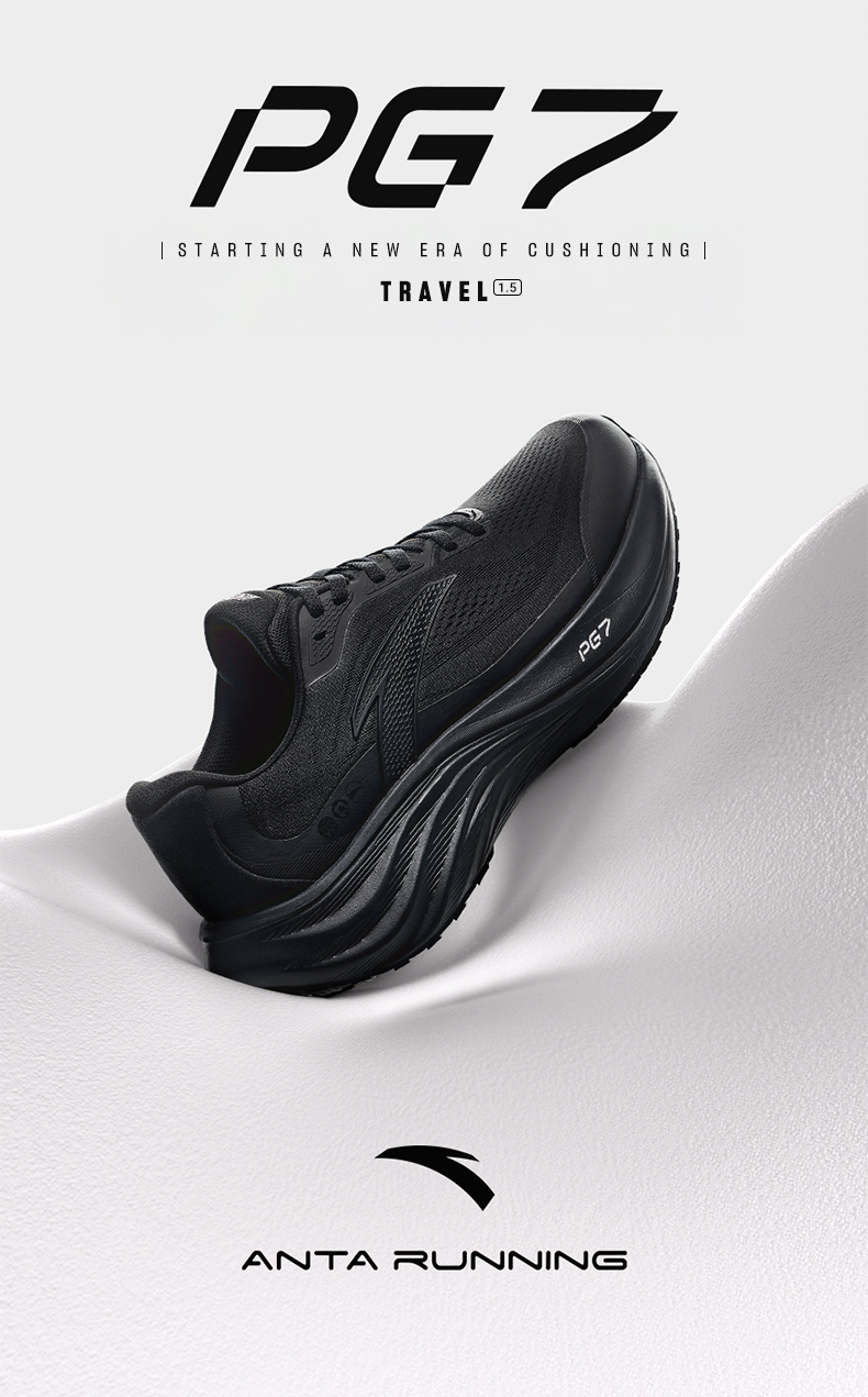 [3-10KM+] ANTA Men Travel 1.5 PG 7 Running Shoes LSD Racing Training Larian Kasut Jogging ...