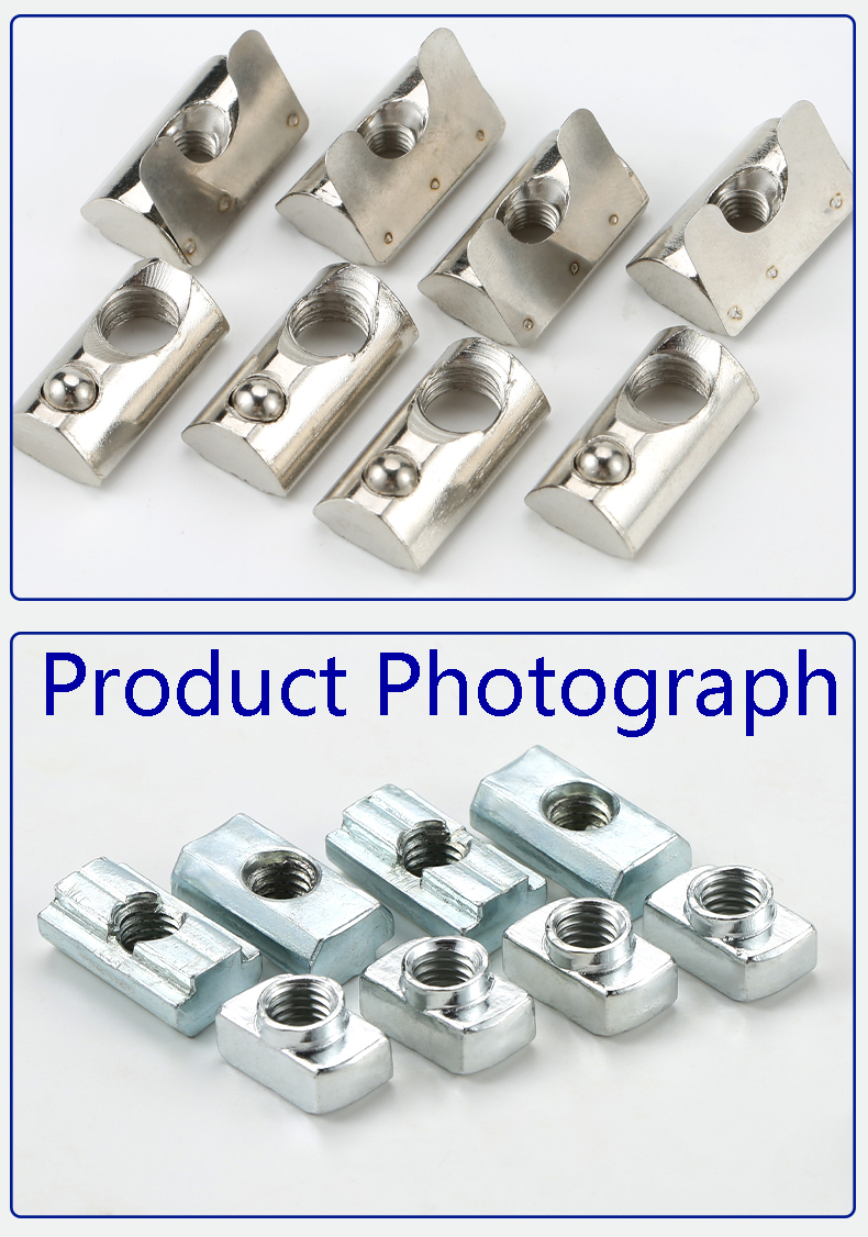 20 30 40 45 T Nut Rhombus Hammer Head Fasten Nut Connector/ Sliding Nut ...