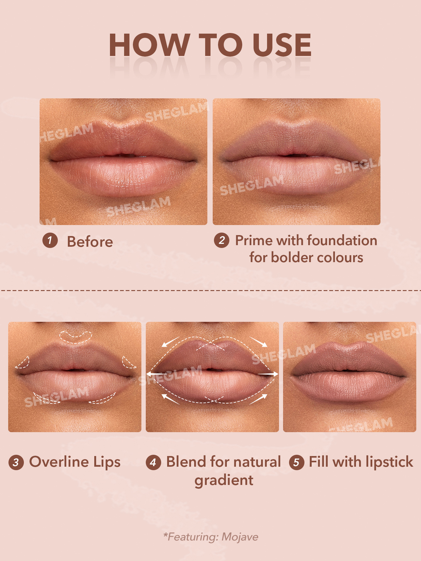 SHEGLAM So Lippy Lip Liner Pencil Creamy Matte Silky Smooth Matte Contour Tint Lip Pelapik Bibir ...