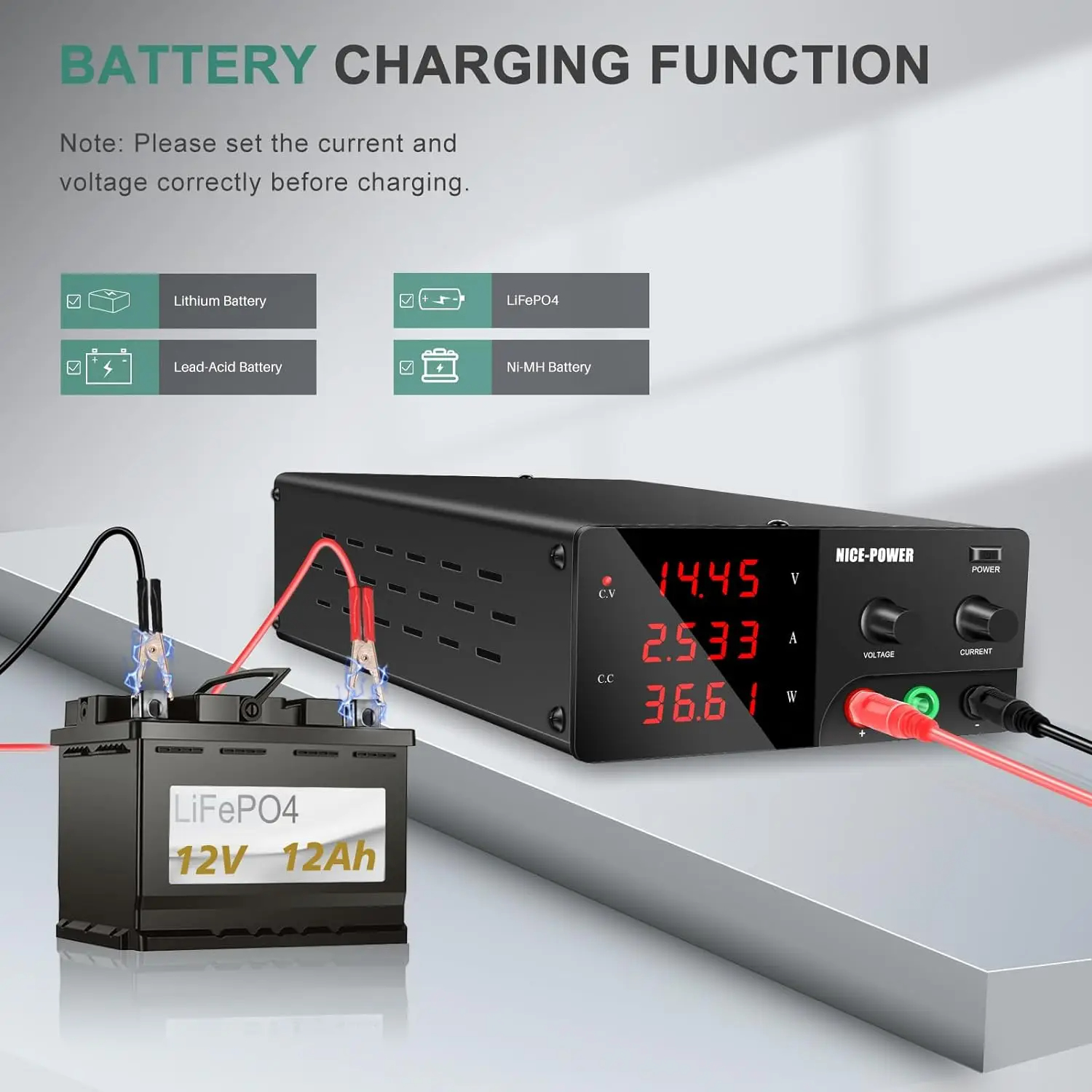 【COD】NICE POWER 0-30V 0-30A 900W High Precision Adjustable DC Power ...