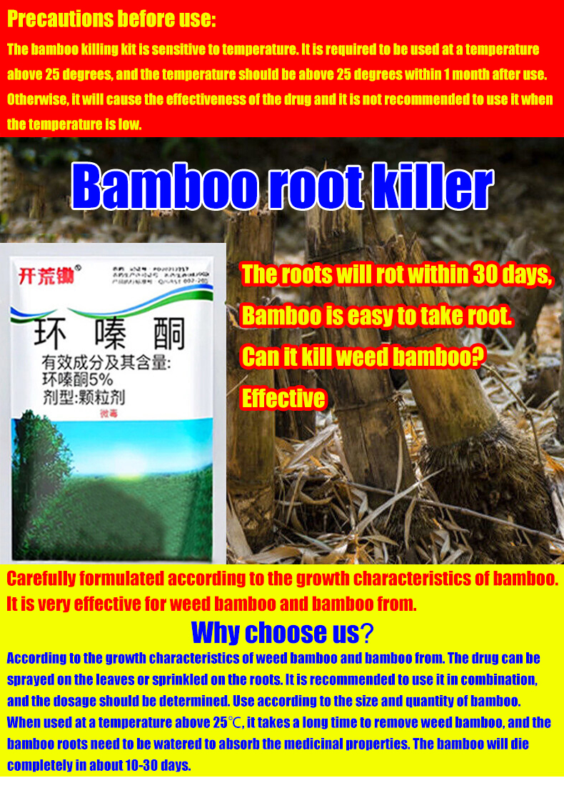 1000% Remove weeds, trees and bamboo racun rumput cepat mati racun ...