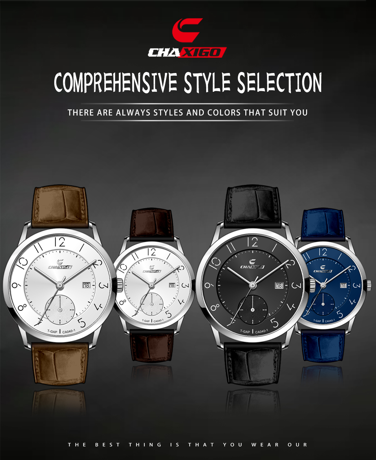 CHAXIGO Men'S Watch Old Money Style Minimalist Design Waterproof ...