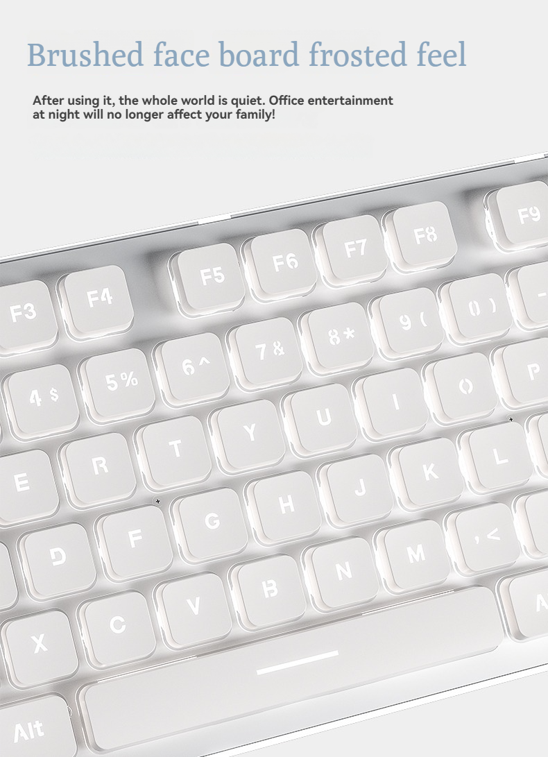[Fast Shiping] Langtu LT820 Silent Wireless Keyboard for Laptop Office ...