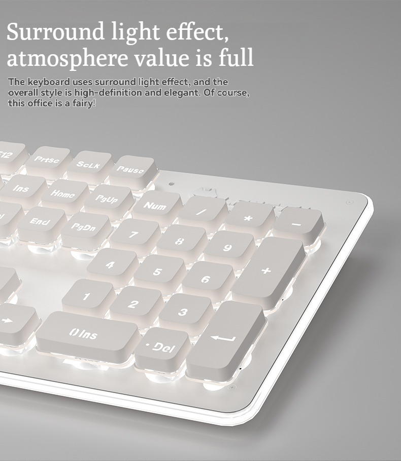[Fast Shiping] LT820 Silent Wireless Keyboard for Laptop Office Use ...