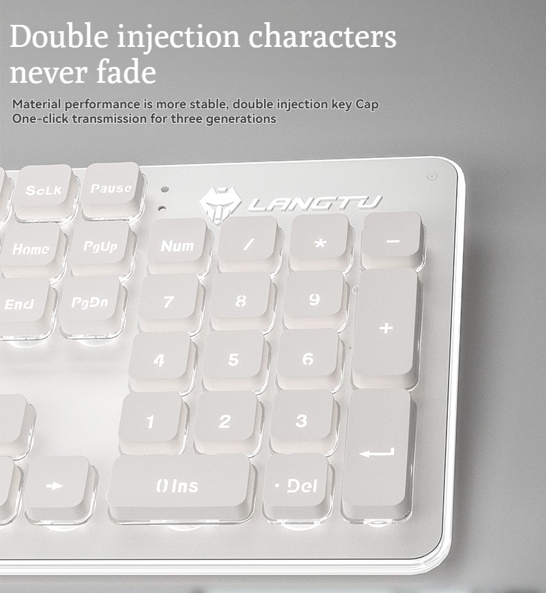 [Fast Shipping] LT820 Silent Wireless Keyboard for Laptop Office Use ...