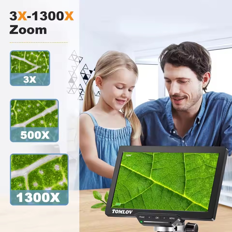 TOMLOV DM202 10.1 Inch with Screen HDMI LCD Digital Enhanced Stand ...