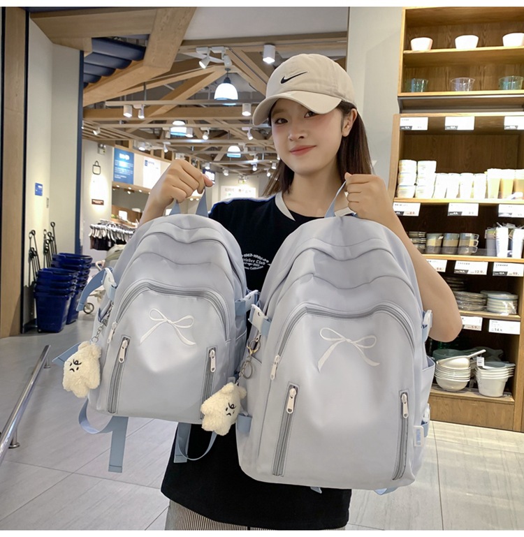 ⚡Kuala Lumpur⚡Backpack, student schoolbag, multi-layer backpack, multi ...