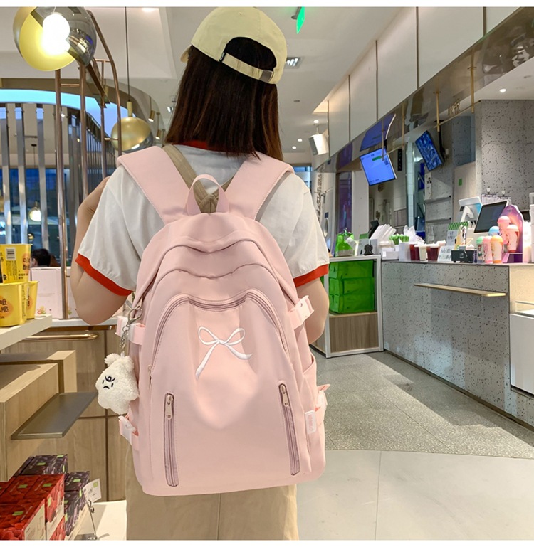 ⚡Kuala Lumpur⚡Backpack, student schoolbag, multi-layer backpack, multi ...