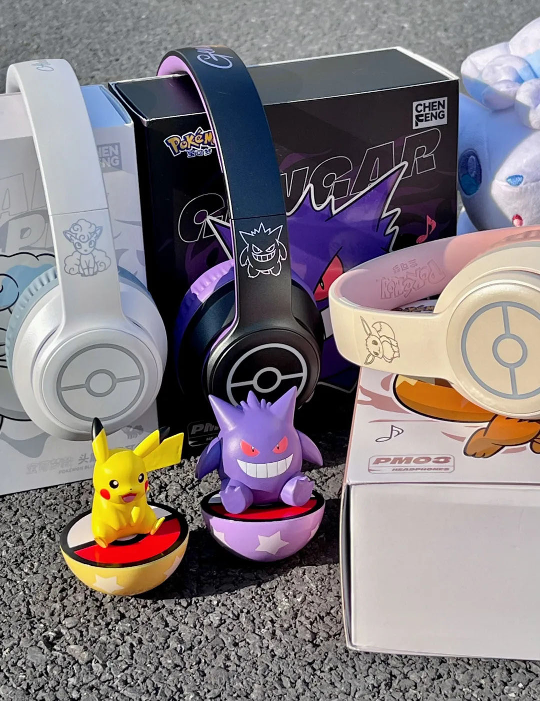 Pokemon PM03 Series Wireless Bluetooth 5.4 Headphones With RGB Gengar ...